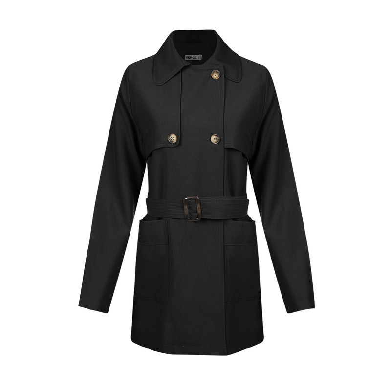 قیمت و خرید بارانی زنانه سرژه مدل 228150 رنگ مشکی