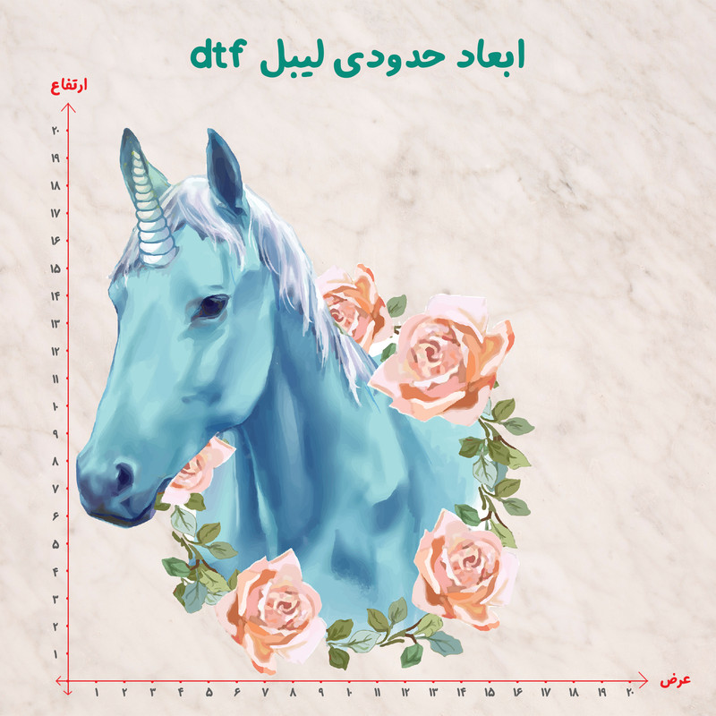 قیمت و خرید استیکر پارچه و لباس مدل dtf طرح یونیکورن کد H20.131 مجموعه 3 عددی