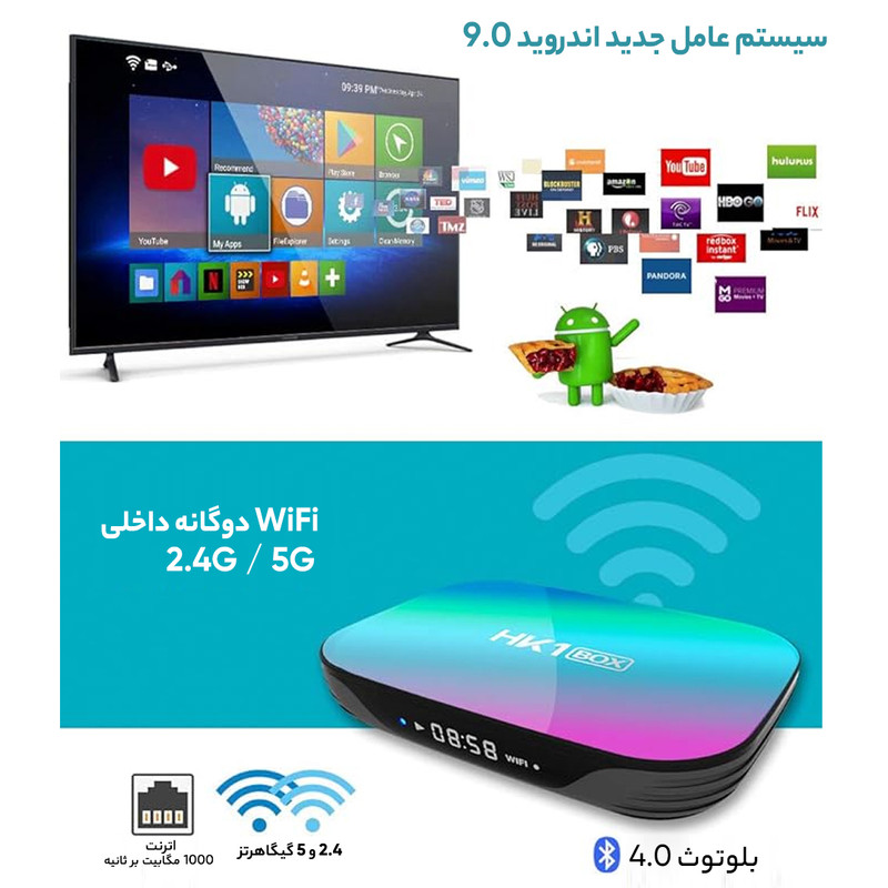 قیمت و خرید کنسول بازی گیم باکس اندروید مدل agbox-pro-02-c