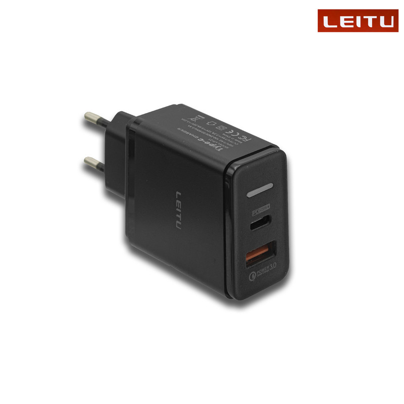 قیمت و خرید شارژر دیواری 65 وات لیتو مدل LH-21 به همراه کابل تبدیل USB-C