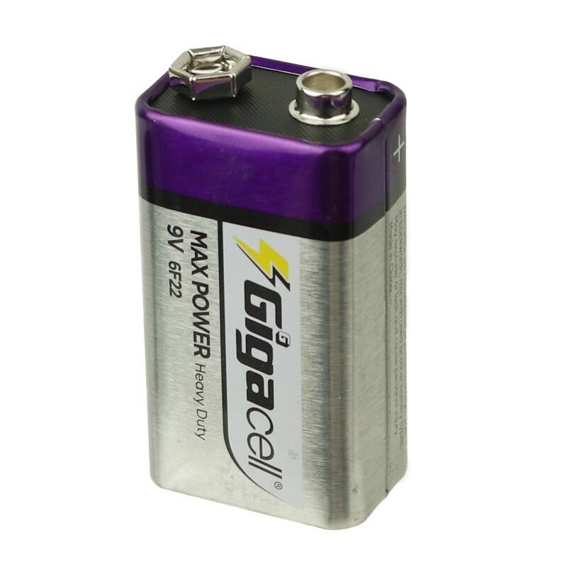 قیمت و خرید باتری کتابی گیگاسل مدل Gigacell Max Power Heavy Duty 9V ...