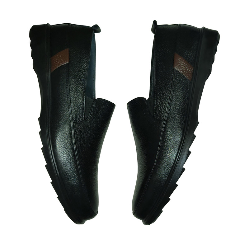 قیمت و خرید کفش طبی مردانه چرم تبریز مدل بردیا رنگ مشکی