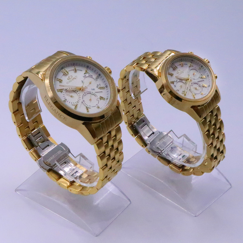 مشخصات، قیمت و خرید ست ساعت مچی عقربه ای زنانه و مردانه مدل 4455409 ...