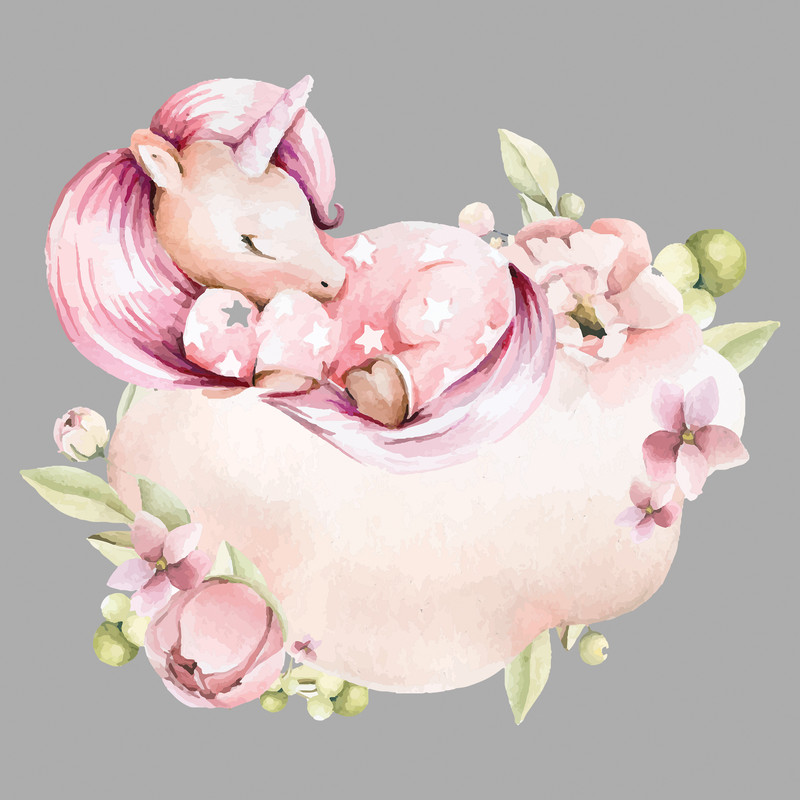 قیمت و خرید استیکر پارچه و لباس مدل dtf طرح یونیکورن کد H20.493 مجموعه 3 عددی