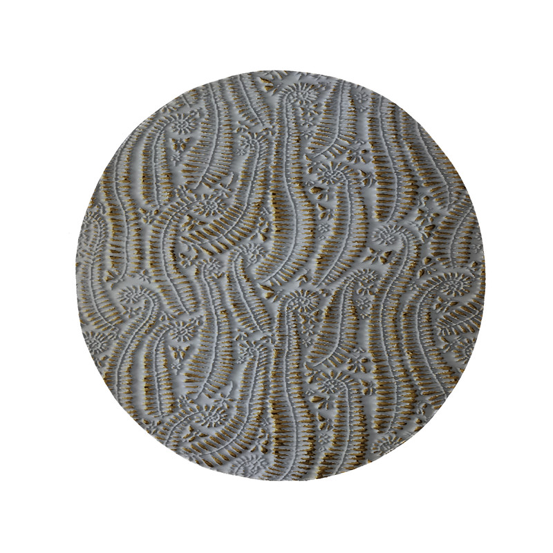 قیمت و خرید پادری مدل دایره طرح کلاسیک کد 8856 سایز 90 × 90 سانتی متر