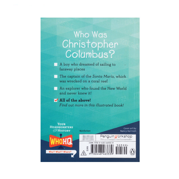 قیمت و خرید کتاب Who Was Christopher Columbus اثر Bonnie Bader انتشارات ...