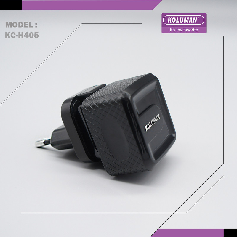 قیمت و خرید شارژر دیواری کلومن مدل KC-H405