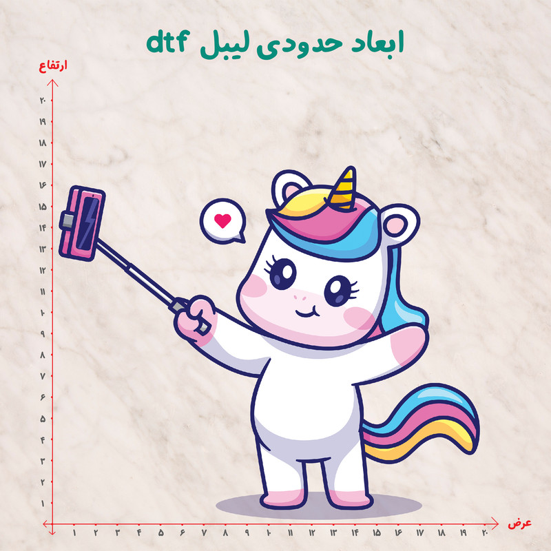 قیمت و خرید استیکر پارچه و لباس مدل dtf طرح یونیکورن کد H20.644 مجموعه 3 عددی