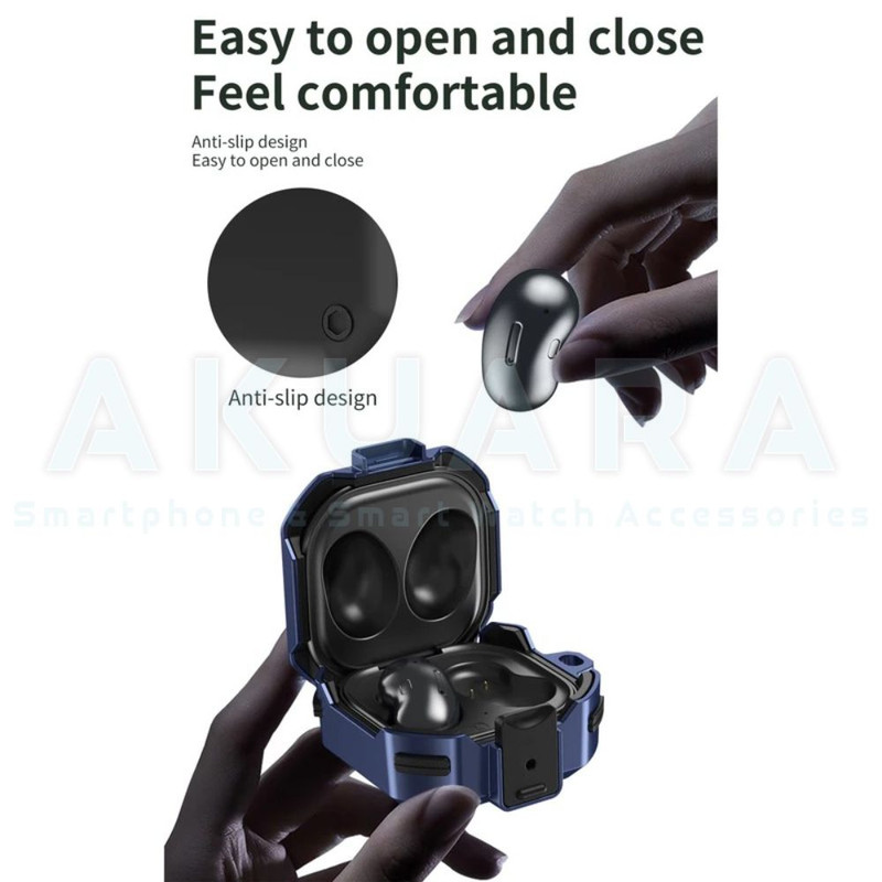 قیمت و خرید کاور آکوآرا مدل Eggshell مناسب برای کیس هدفون بی سیم سامسونگ Galaxy buds live