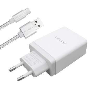 قیمت و خرید شارژر دیواری لیتو مدل Lh-4 به همراه کابل تبدیل USB-C