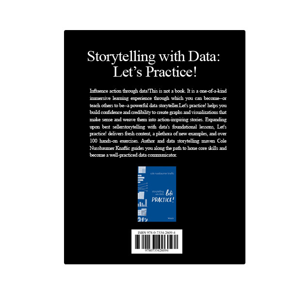 قیمت و خرید کتاب Storytelling with Data: Let’s Practice! اثر Cole ...