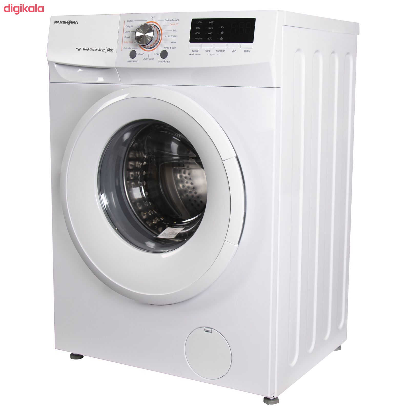 مشخصات، قیمت و خرید ماشین لباسشویی پاکشوما مدل TFU-63100 ظرفیت 6 کیلوگرم | دیجی‌کالا