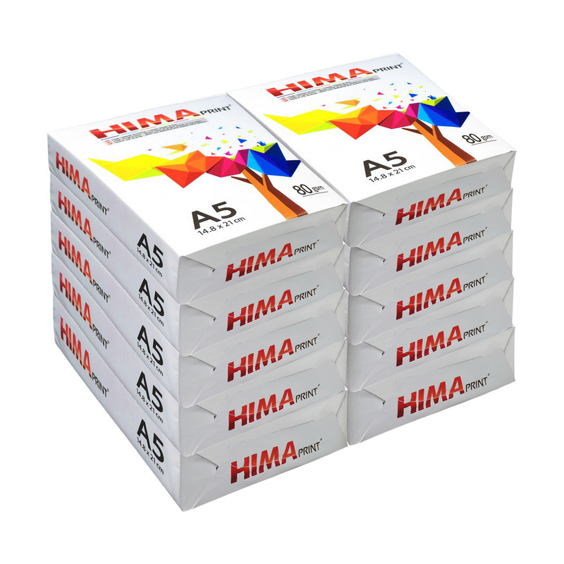 قیمت و خرید کاغذ A5 هیما کد H05 بسته 5000 عددی