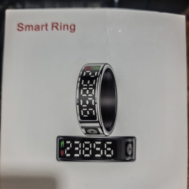 قیمت و خرید حلقه هوشمند اسمارت رینگ مدل Sr08 رنگ‌ طلایی براق