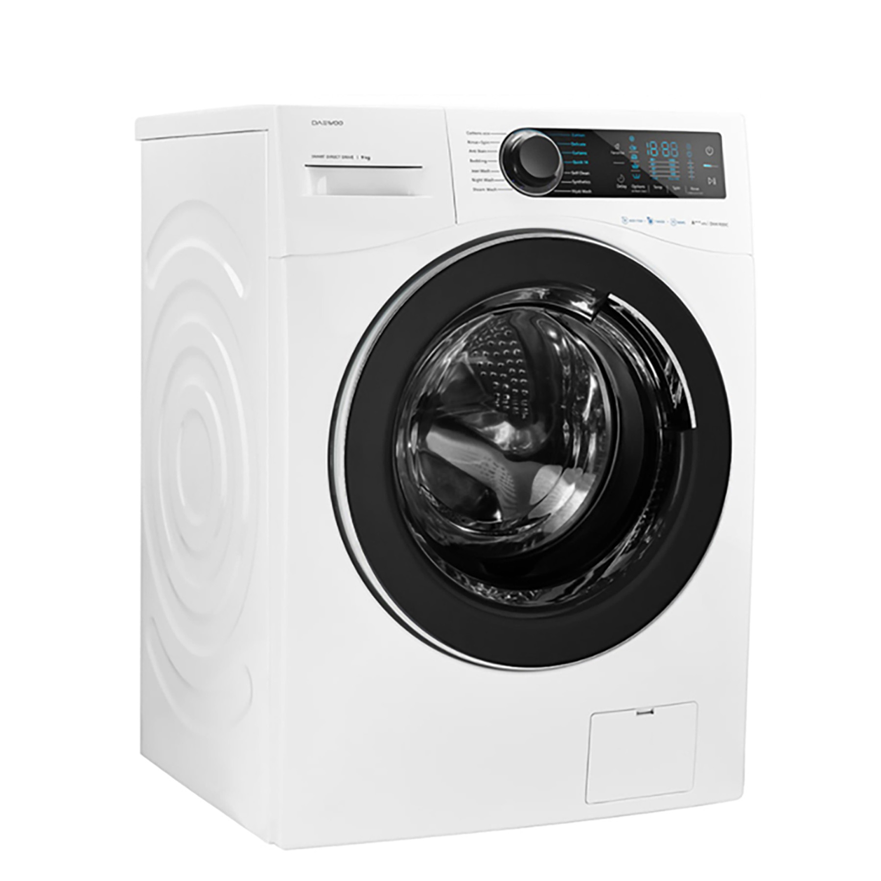 خرید اینترنتی ماشین لباسشویی اتوماتیک دوو مدل LM-990W ظرفیت 9 کیلوگرم با قیمت عالی - کافه استور