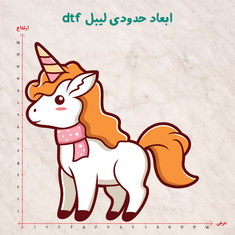قیمت و خرید استیکر پارچه و لباس مدل dtf طرح یونیکورن کد H15.783 مجموعه 4 عددی
