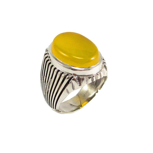 قیمت و خرید انگشتر نقره مردانه پارلا گوهر مدل شرف الشمس کد 3795