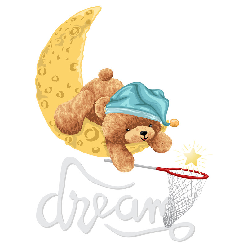 قیمت و خرید استیکر پارچه و لباس مدل dtf طرح تدی کد H15.101 مجموعه 24 عددی