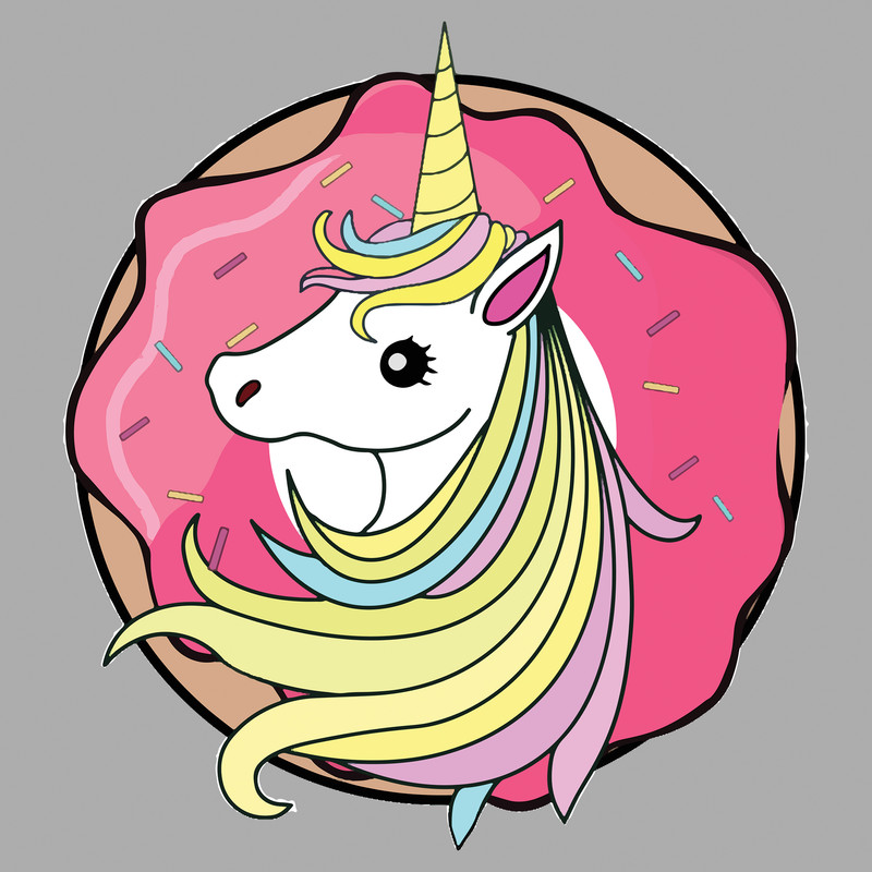 قیمت و خرید استیکر پارچه و لباس مدل dtf طرح یونیکورن کد H20.273 مجموعه 3 عددی