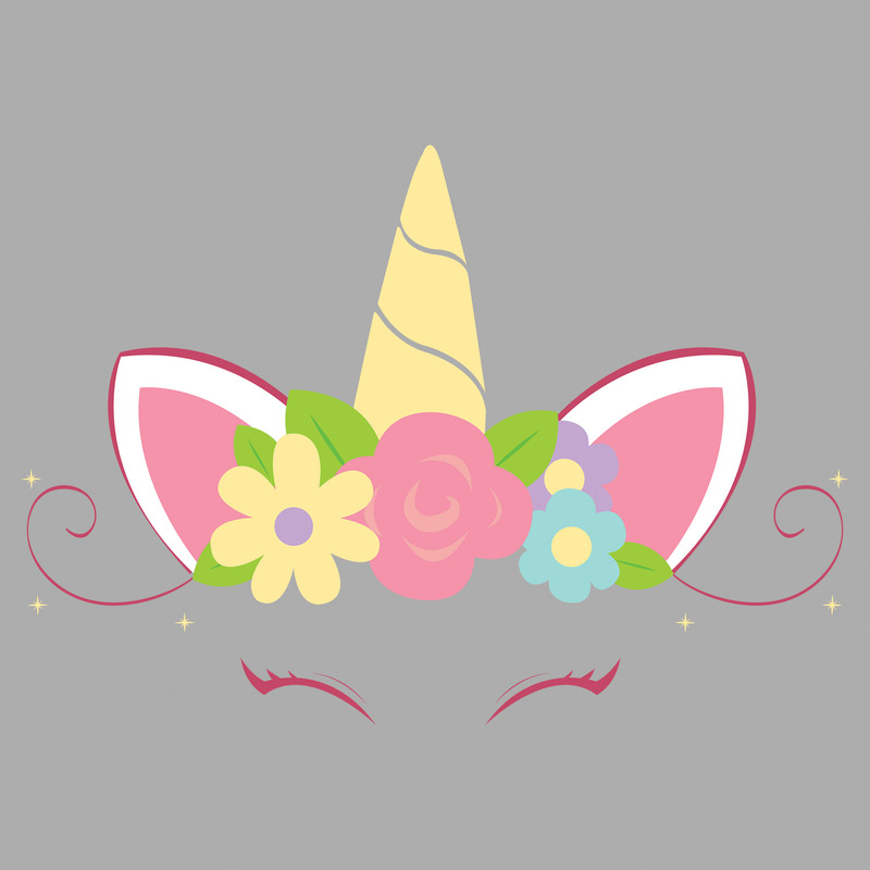 قیمت و خرید استیکر پارچه و لباس مدل dtf طرح یونیکورن کد H20.37 مجموعه 3 عددی