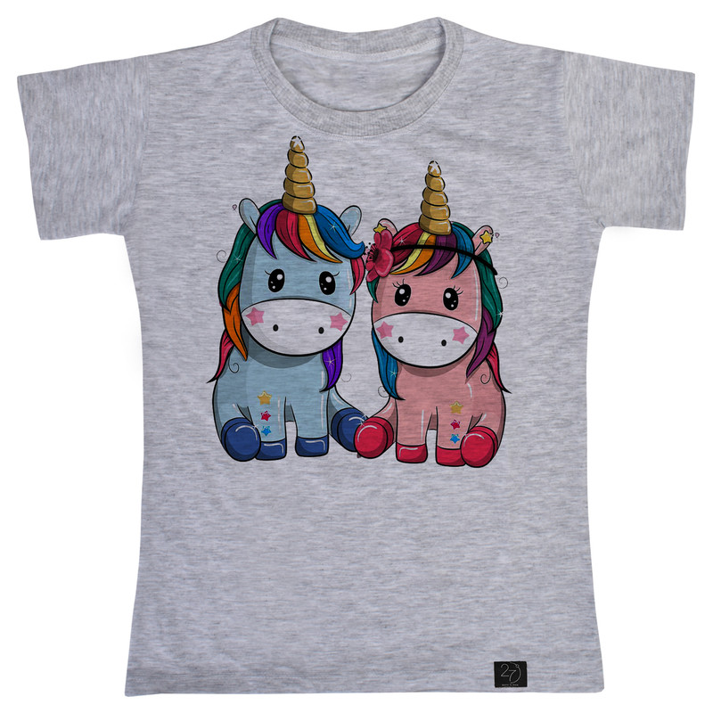 قیمت و خرید تی شرت دخترانه 27 مدل تک شاخ کد J29