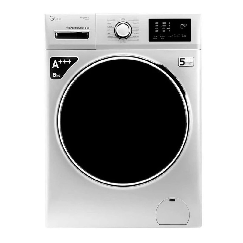 قیمت و خرید ماشین لباسشویی 8 کیلوگرم اتوماتیک جی پلاس مدل GWM-M822T