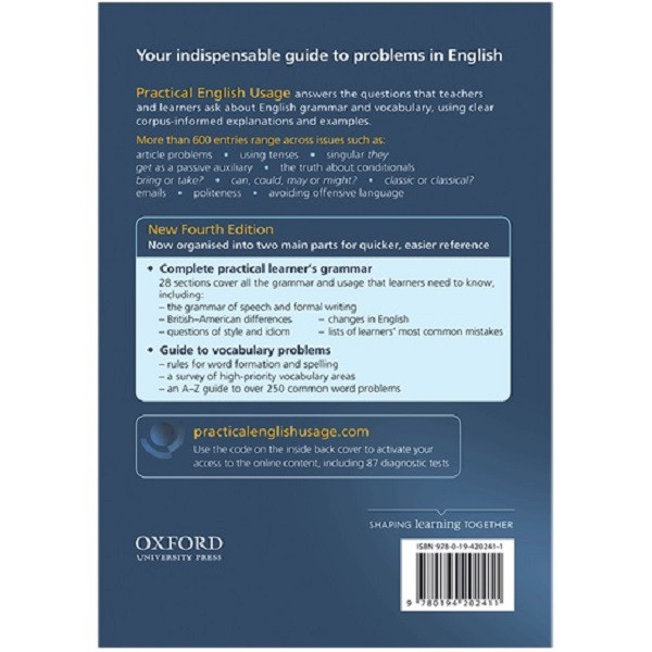 قیمت و خرید کتاب Practical English Usage 4th Edition اثر Michael Swan ...