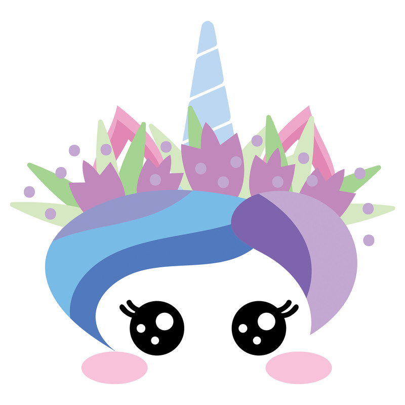 قیمت و خرید استیکر پارچه و لباس مدل dtf طرح یونیکورن کد H15.124 مجموعه 4 عددی