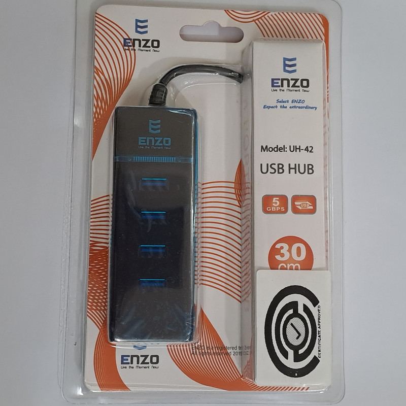 قیمت و خرید هاب 4 پورت USB 3.0 انزو مدل UH-42