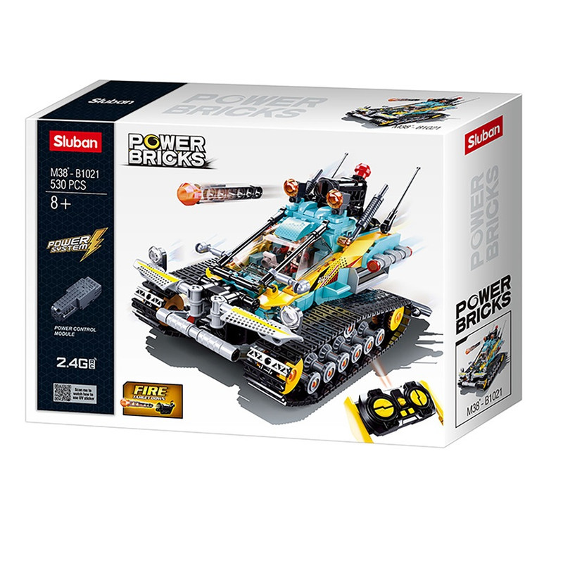 قیمت و خرید ساختنی اسلوبان مدل 530 قطعه طرح تانک کد M38-B1021