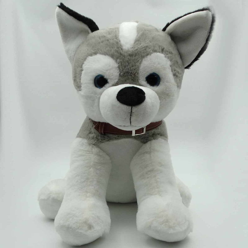 قیمت و خرید عروسک مدل سگ هاسگی چشم رنگی کد A33 ارتفاع 50 سانتی متر