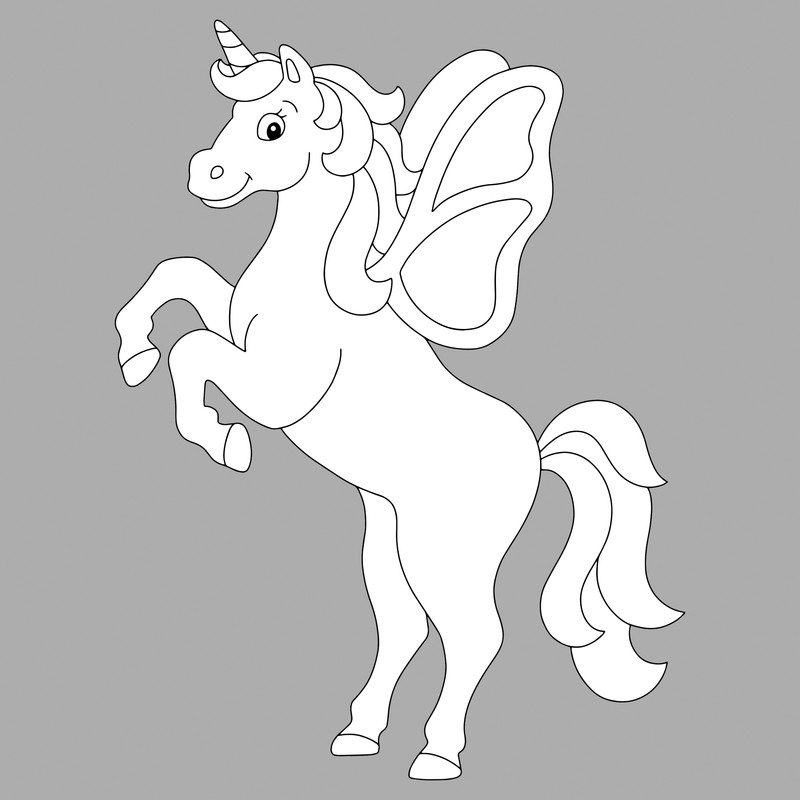 قیمت و خرید استیکر پارچه و لباس مدل dtf طرح یونیکورن کد H15.1075 مجموعه 4 عددی