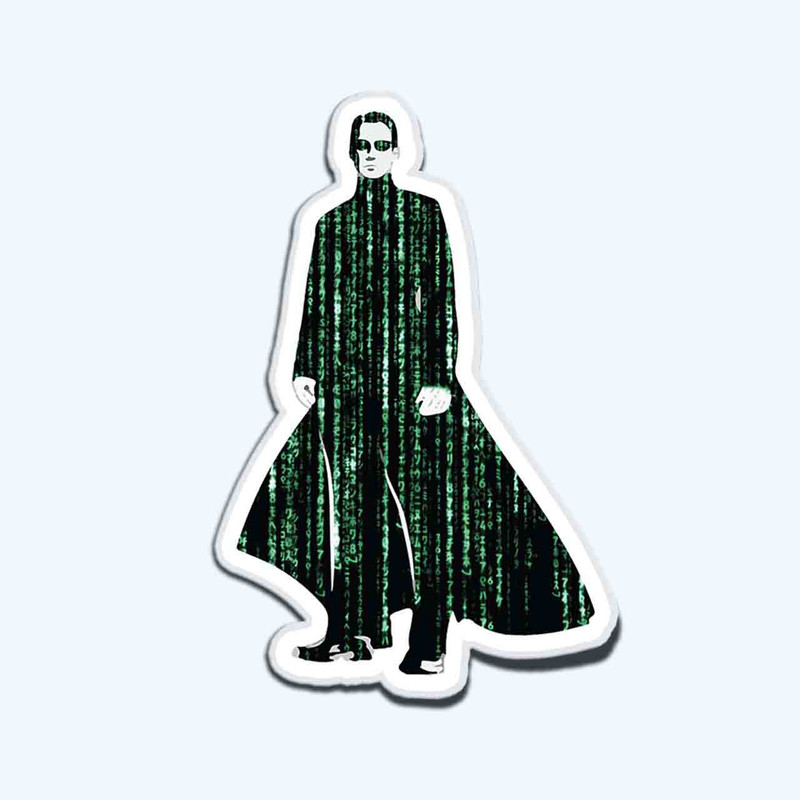 قیمت و خرید استیکر لپ تاپ طرح The Matrix - Mr Anderson کد ST1852