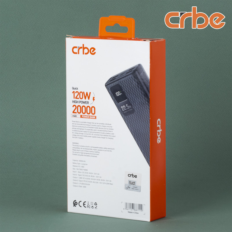 قیمت و خرید پاوربانک کربی مدل BE-P103 22.5W ظرفیت 20000 میلی آمپر ساعت