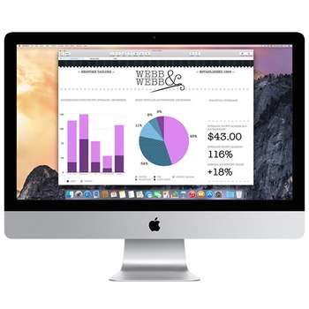قیمت و خرید کامپیوتر همه کاره 27 اینچی اپل مدل iMac MF886 با صفحه نمایش ...