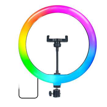 قیمت و خرید رینگ لایت مدل LJJ-26 RGB LED