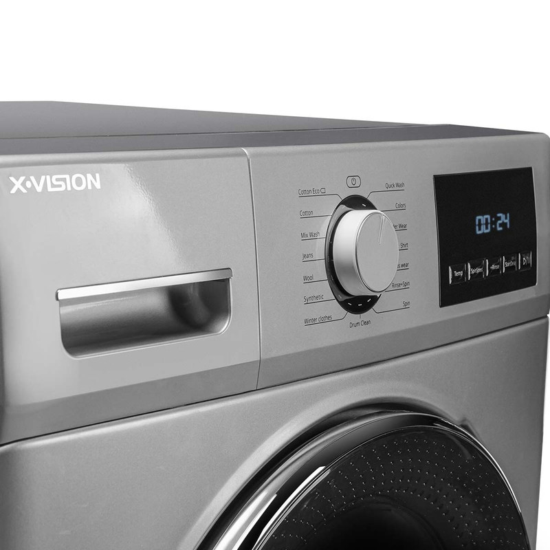 قیمت و خرید ماشین لباسشویی ایکس ویژن مدل WH82-ASI/AWI ظرفیت 8 کیلوگرم