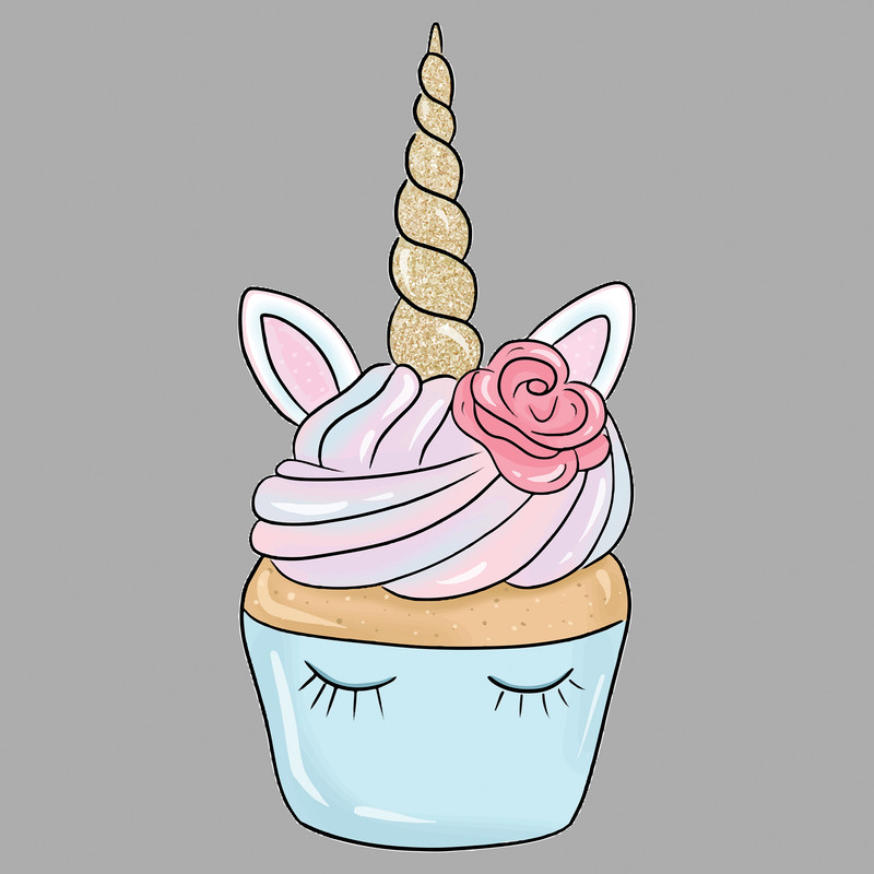 قیمت و خرید استیکر پارچه و لباس مدل dtf طرح یونیکورن کد H15.400 مجموعه 4 عددی