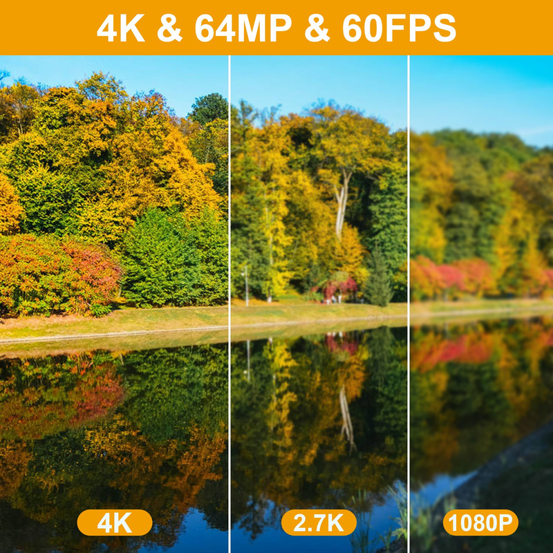 قیمت و خرید دوربین فیلم برداری مدل 4K Ultra HD 64MP Streaming 4.0 60fps