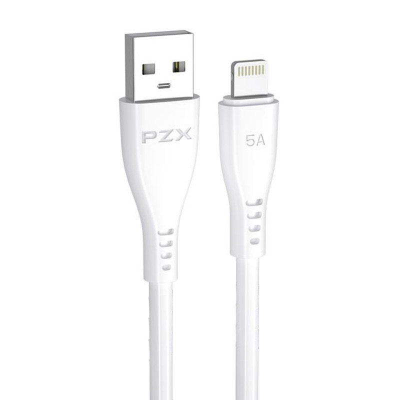 قیمت کابل تبدیل Usb به لایتنینگ پی زد ایکس مدل V115 طول 1 متر