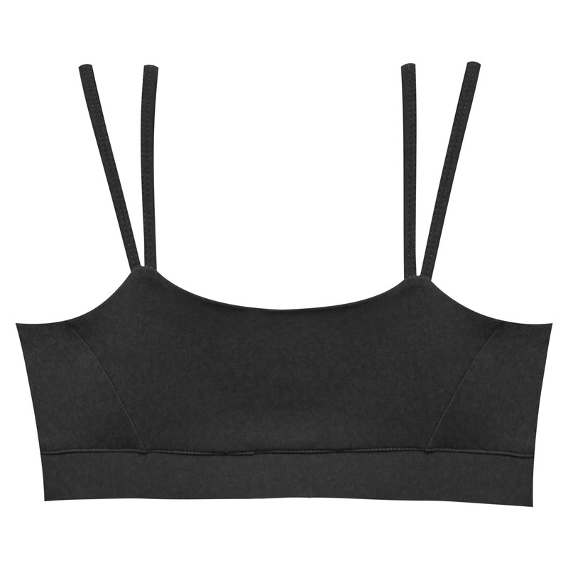 قیمت و خرید نیم تنه ورزشی زنانه مدل پد دار بدون فنر کد 4521-290P رنگ خاکستری تیره