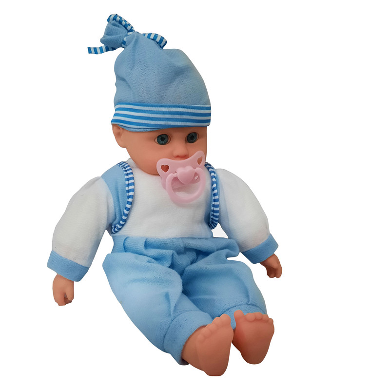 قیمت و خرید عروسک طرح نوزاد کد 908070 ارتفاع 32 سانتی متر
