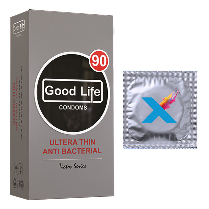 قیمت و خرید کاندوم گودلایف مدل Ultra Thin And Anti Bacterial بسته 12 عددی