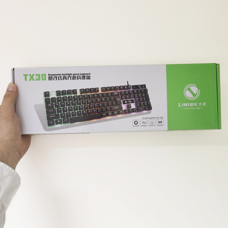 قیمت و خرید کیبورد مخصوص بازی لایماید مدل TX30 کد SQUARE KEY