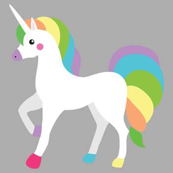 قیمت و خرید استیکر پارچه و لباس مدل dtf طرح یونیکورن کد H20.802 مجموعه 3 عددی