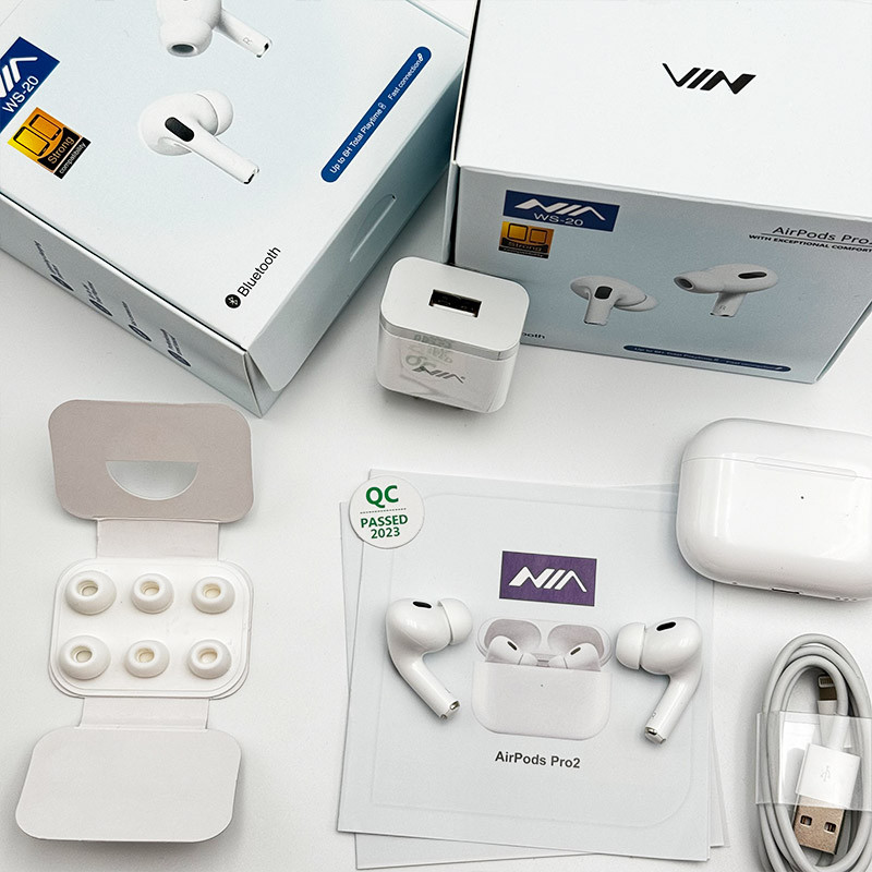 قیمت و خرید هندزفری بلوتوثی نیا مدل AirPods Pro2 WS-20