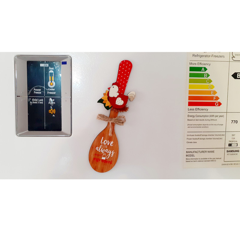 قیمت و خرید مگنت طرح مرغ و قاشق