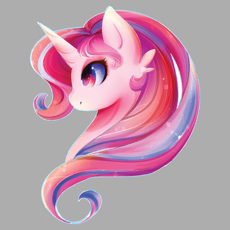 قیمت و خرید استیکر پارچه و لباس مدل dtf طرح یونیکورن کد H15.276 مجموعه 4 عددی