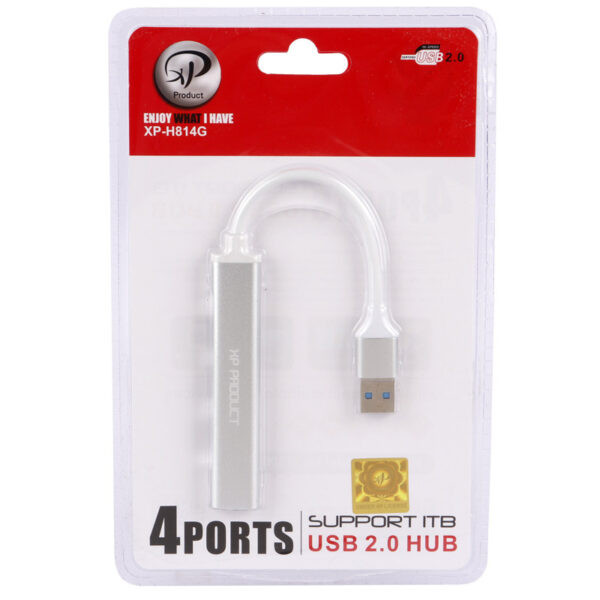 قیمت و خرید هاب 4 پورت USB2.0 ایکس پی پروداکت مدل H814
