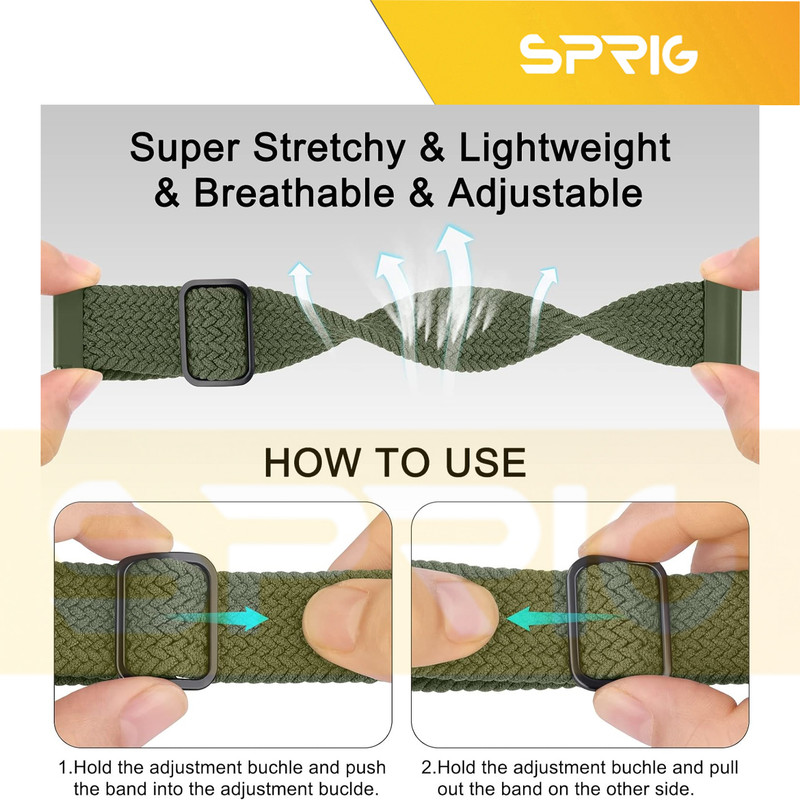 قیمت و خرید بند اسپریگ مدل Braided Loop TW مناسب برای ساعت هوشمند میبرو ...